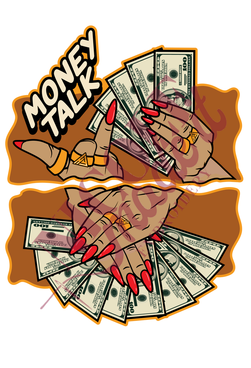 Money Talks Middle Finger – Nicole Made It